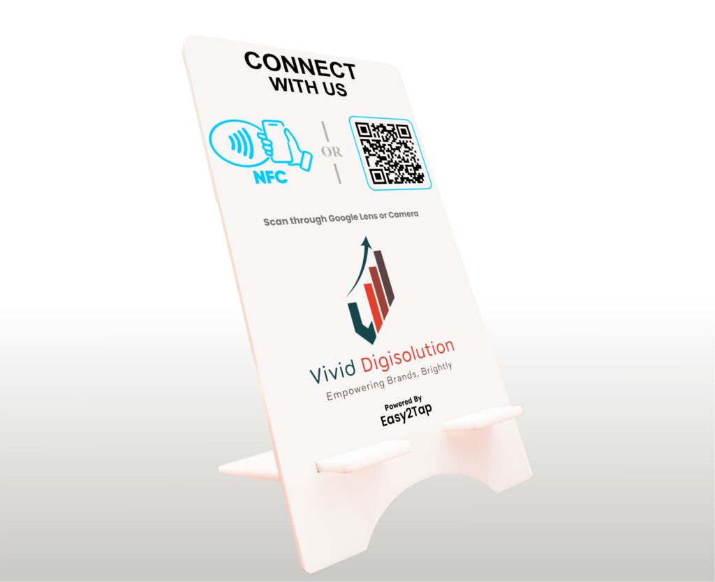 Custom NFC Standee - Easy2Tap